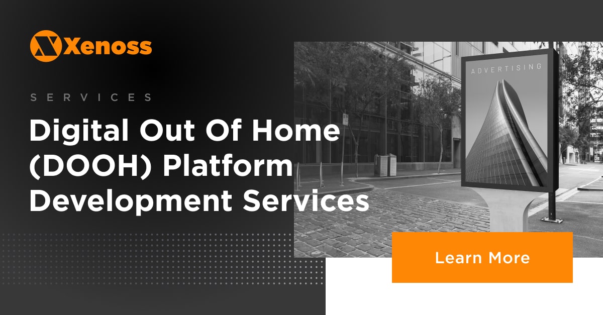Programmatic DOOH (digital out-of-home) ad platform development