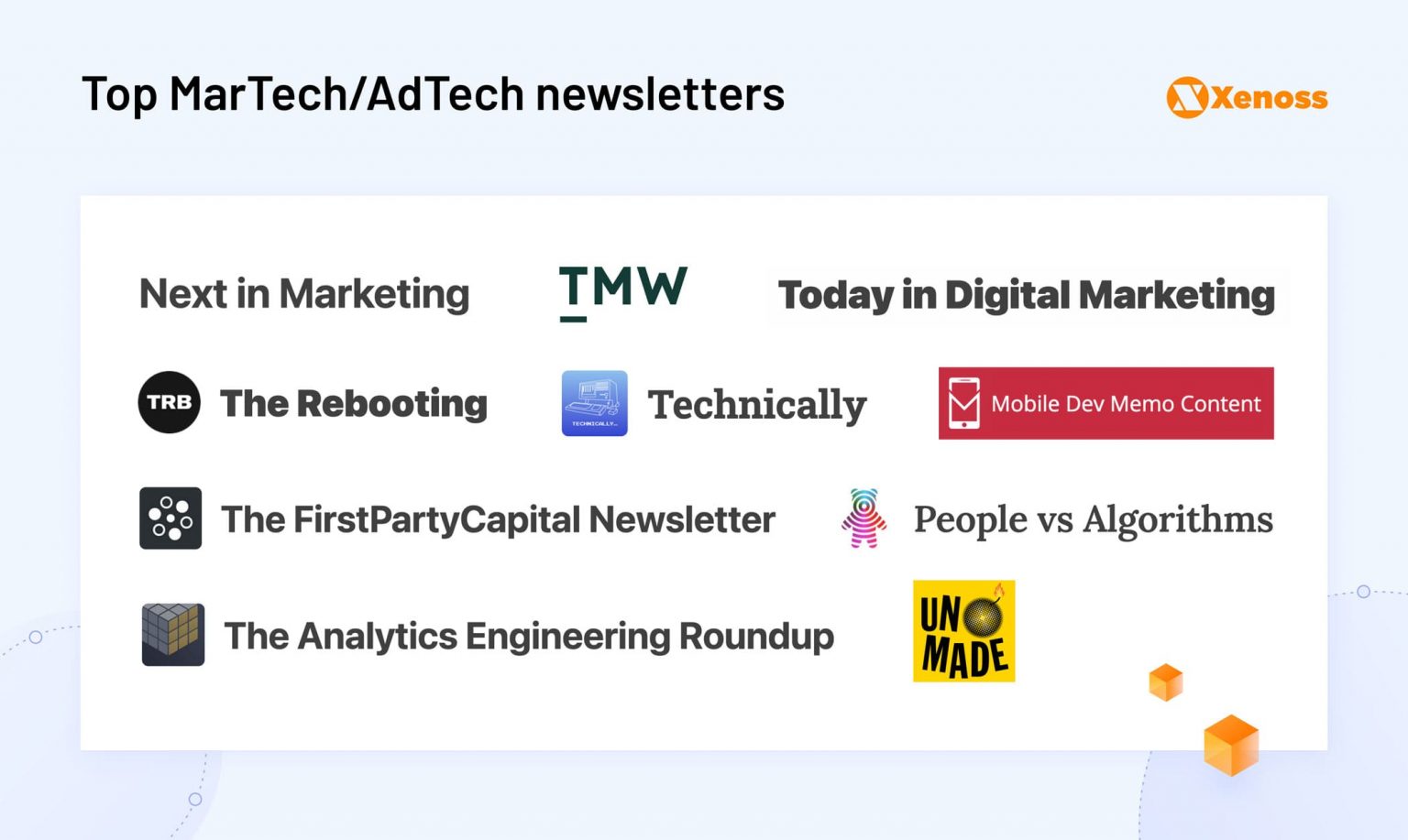 42 Media outlets for the AdTech/MarTech community | Xenoss Blog
