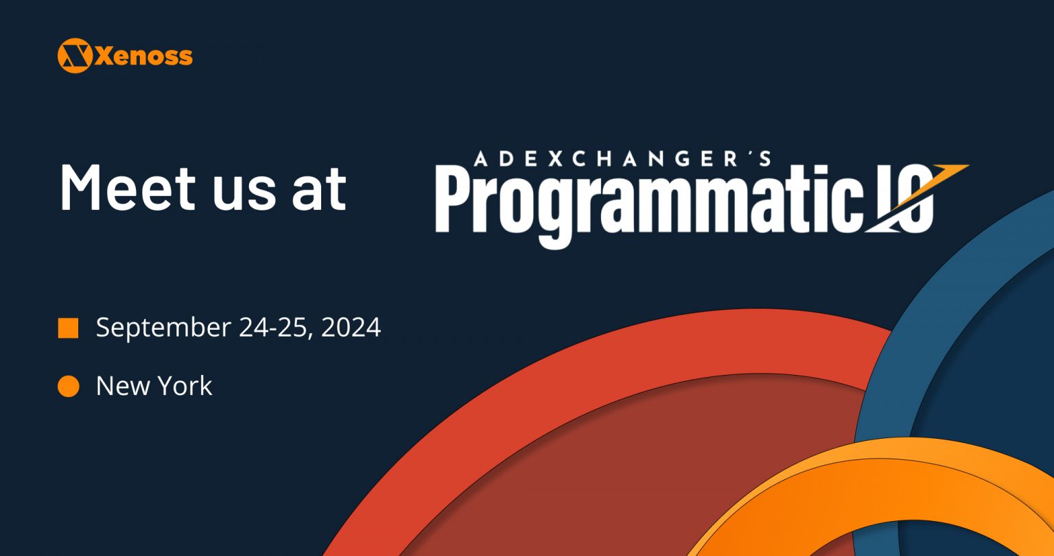 Xenoss at Programmatic I/O in New York, September 24-25, 2024