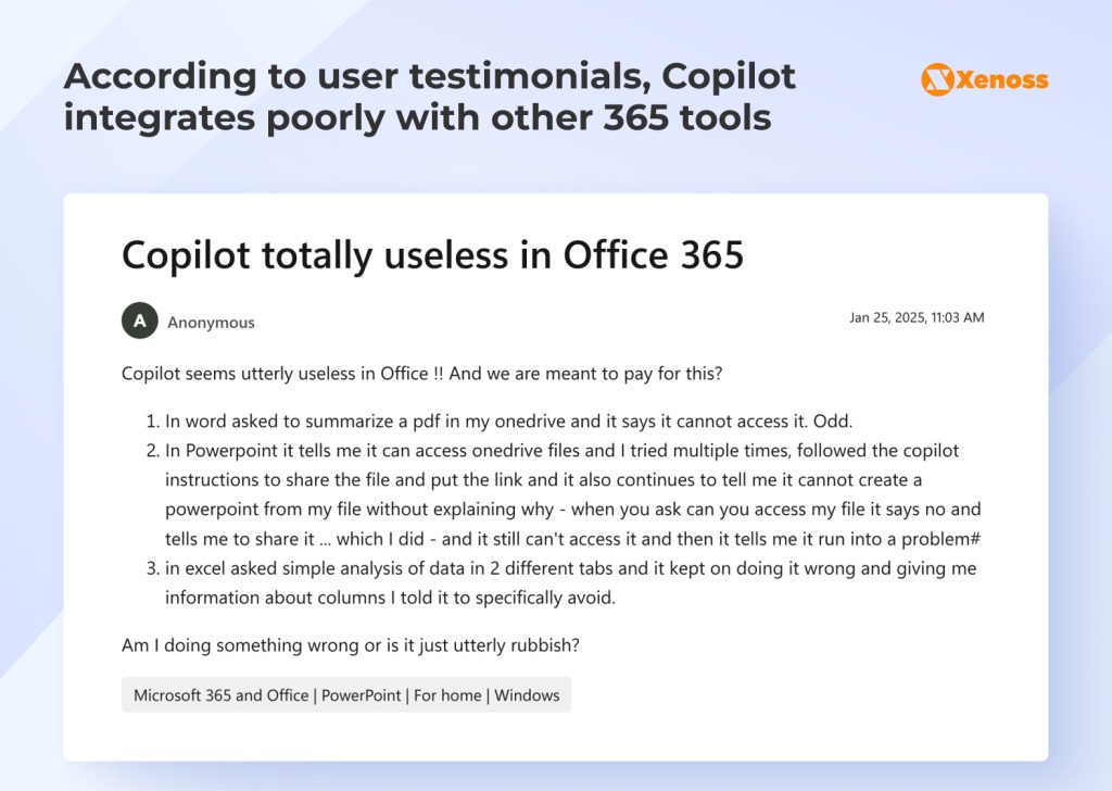 Microsoft Copilot in enterprise: Limitations and best practices
